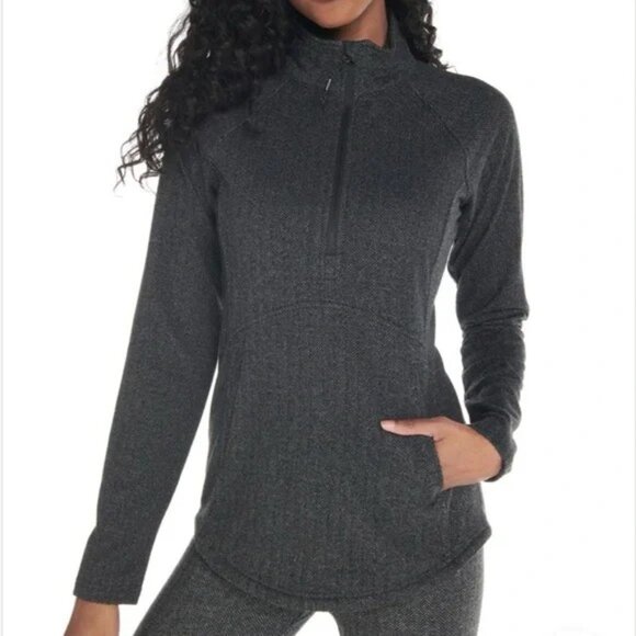 Kyodan | Tops | Kyodan Alpine 4 Zip Double Brushed Jacquard Pullover ...